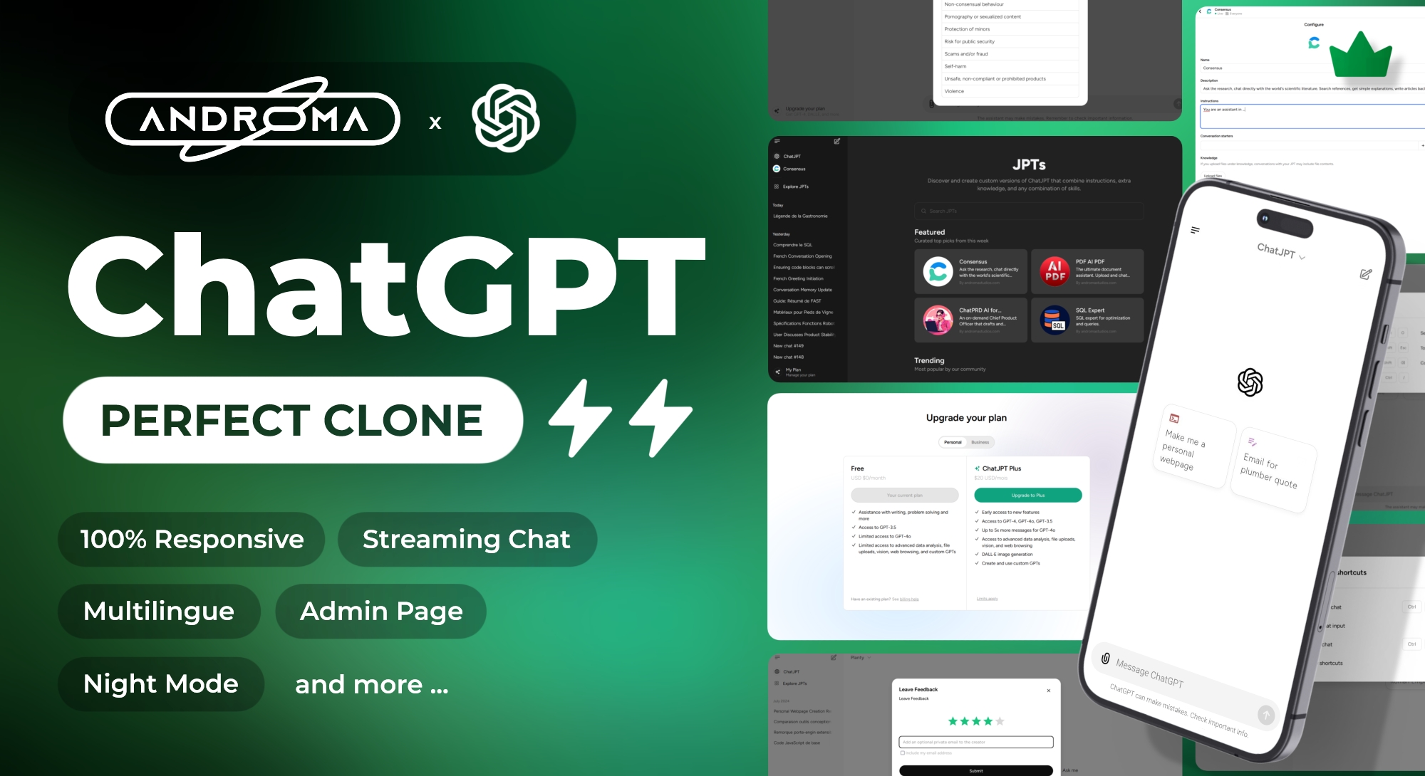 ChatGPT Clone Template | Bubble